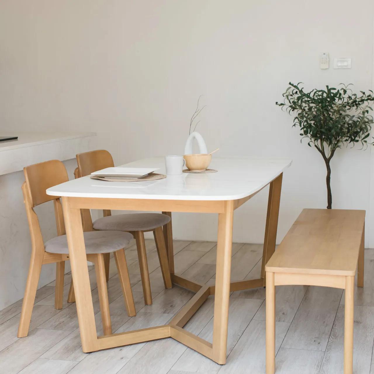 ชุดโต๊ะอาหาร - YKS HOME เฟอร์นิเจอร์ไม้จริง สไตล์มินิมอล