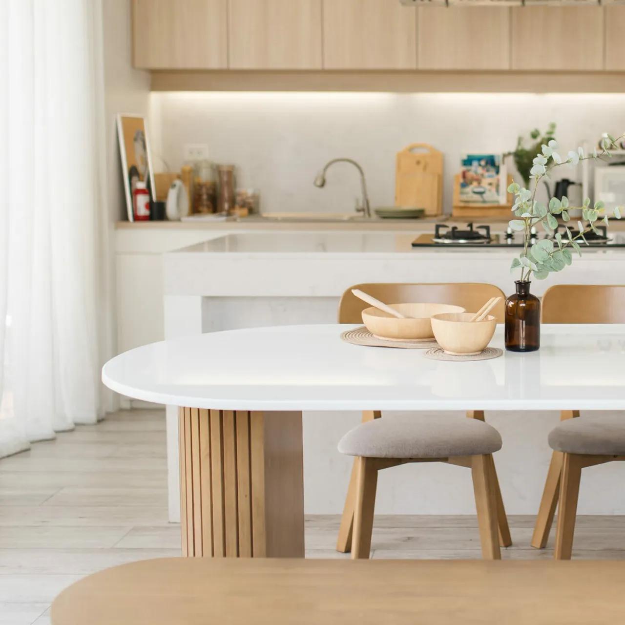 ชุดโต๊ะอาหาร - YKS HOME เฟอร์นิเจอร์ไม้จริง สไตล์มินิมอล