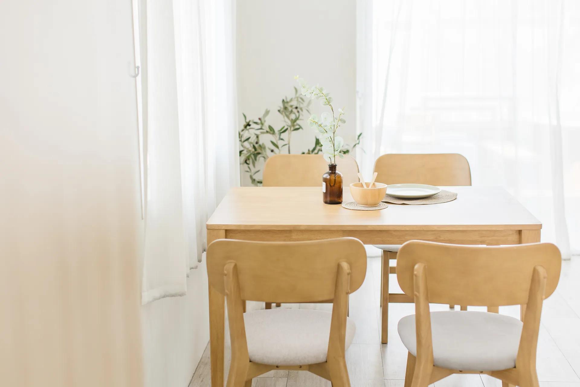 Romp Dining Set - YKS HOME เฟอร์นิเจอร์ไม้จริง สไตล์มินิมอล