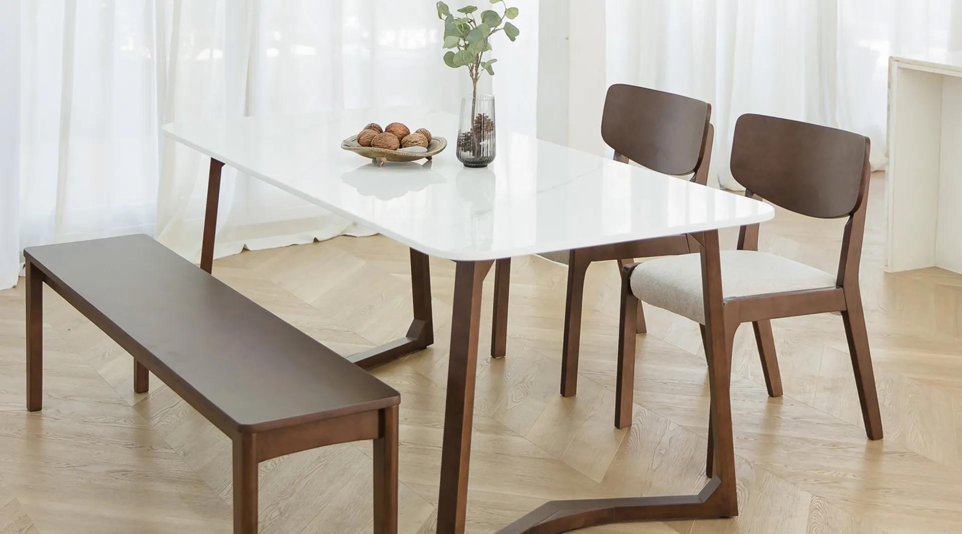 Kanta Dining Collection - YKS HOME เฟอร์นิเจอร์ไม้จริง สไตล์มินิมอล